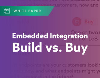 Embedded Data Integration: Build vs Buy